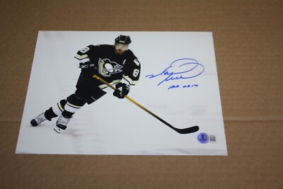 PITTSBURGH PENGUINS MARK RECCHI SIGNED AUTOGRAPHED 8X10 PHOTO HOF ...