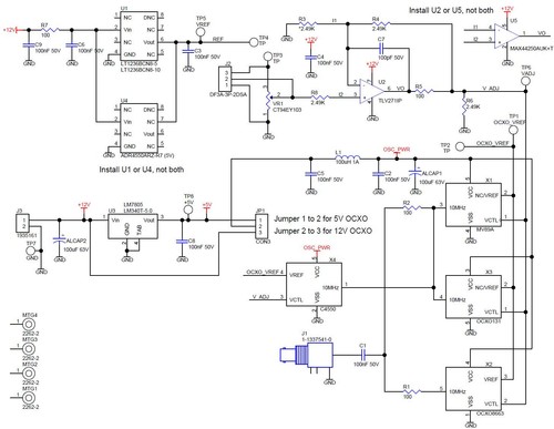 Test Board (bare PCB) for DIY 10MHz OCXO Frequency Standard Reference ...