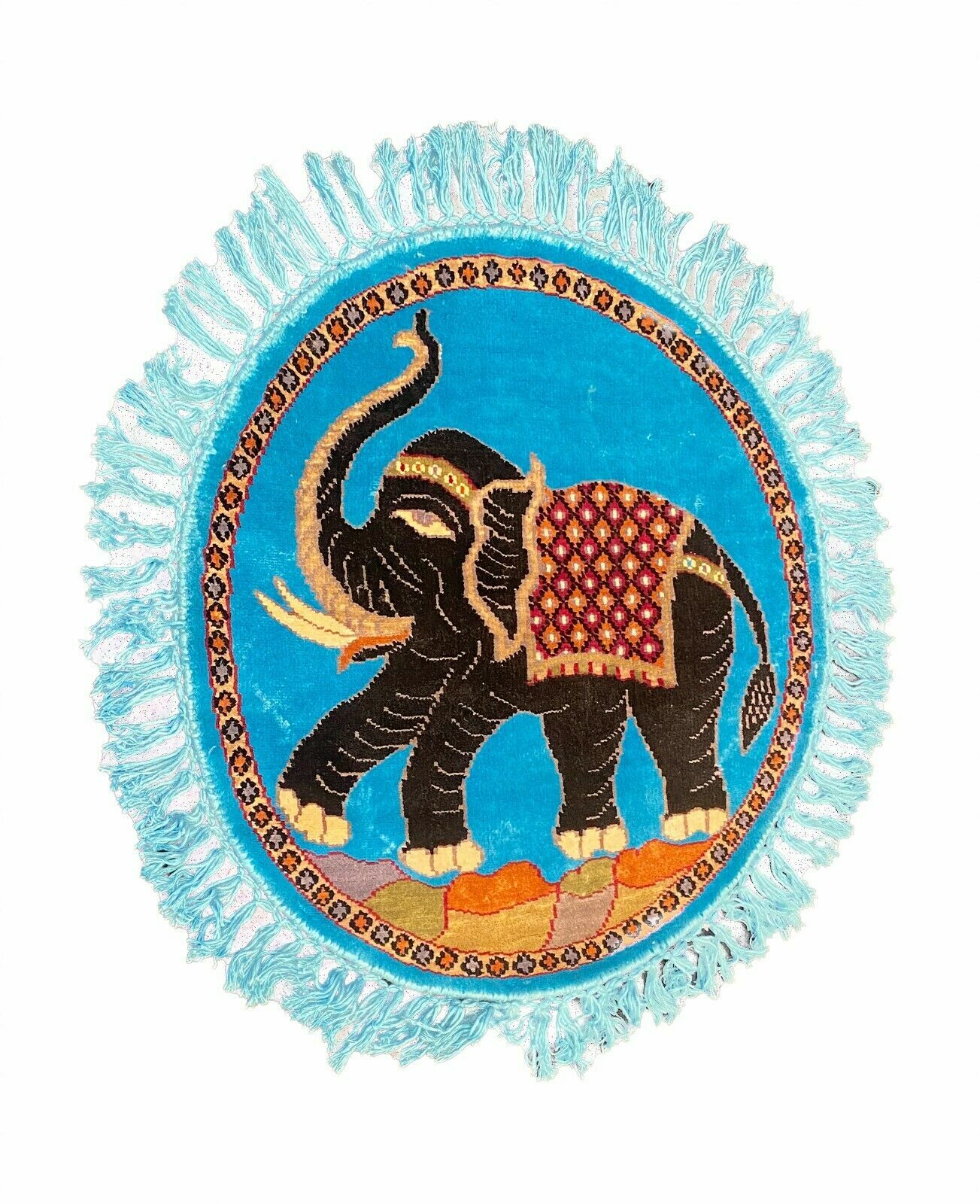 Indian Home Decor 100% Silk Home Study Rug Area Carpet Easy to Clean ...