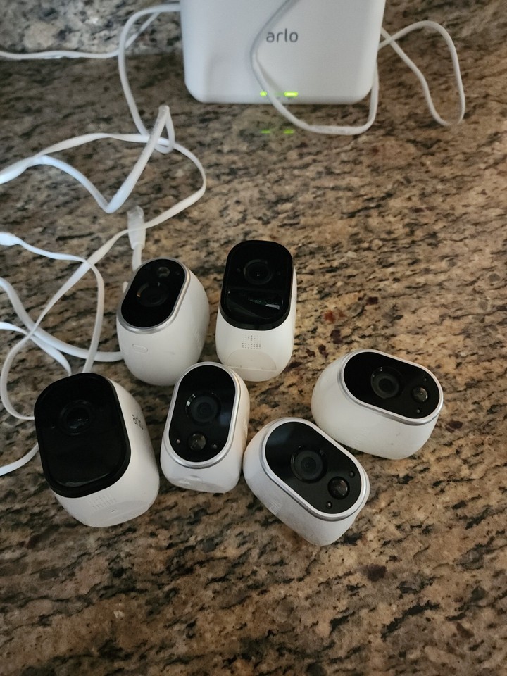 Three Netgear Arlo VMC3030, two arlo pro 4030 and a base station | eBay