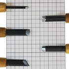 Mikisyo 5pcs Power Grip Wood Carving Tool Kit U V Gouge Chisel Set Left ...