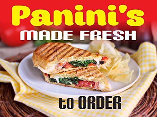 Paninis Made Fresh to Order 24"X18" Large Hanging Counter Wall Food ...