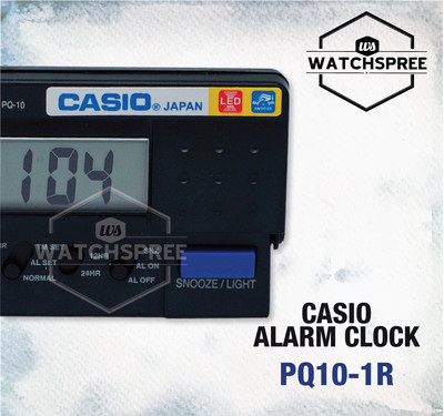 Casio Alarm Clock PQ10-1R | eBay