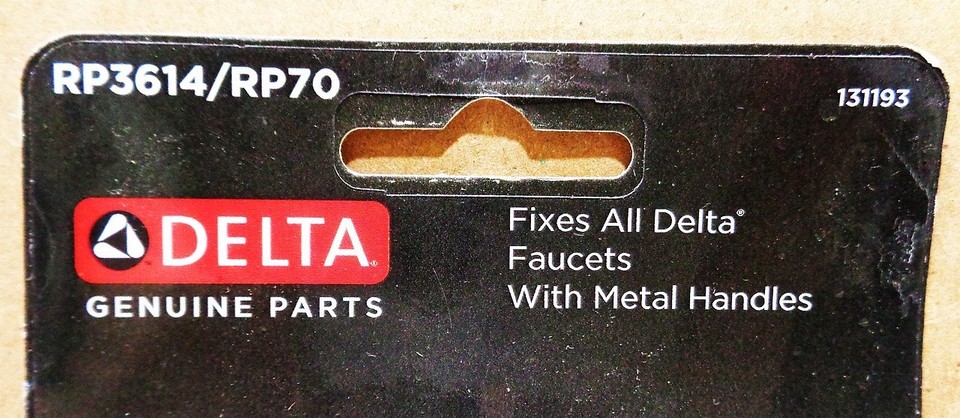 Delta RP3614 / RP70 Repair Kit for Single Lever Handle Faucets | eBay