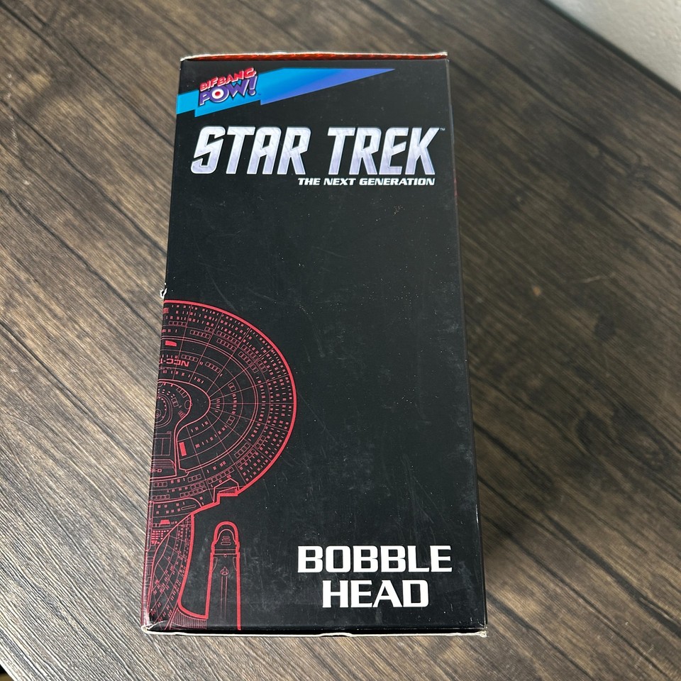 STAR TREK Next Generation Geordi La Forge Bobble Head Build-a-Bridge ...