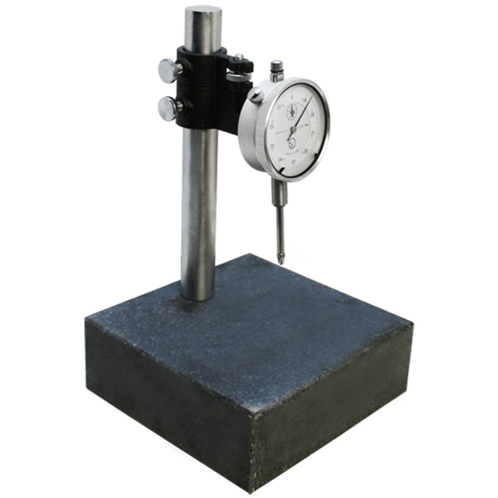 6x6x2 Granite Check Stand Surface Plate & DIAL INDICATOR Gauge Granite ...