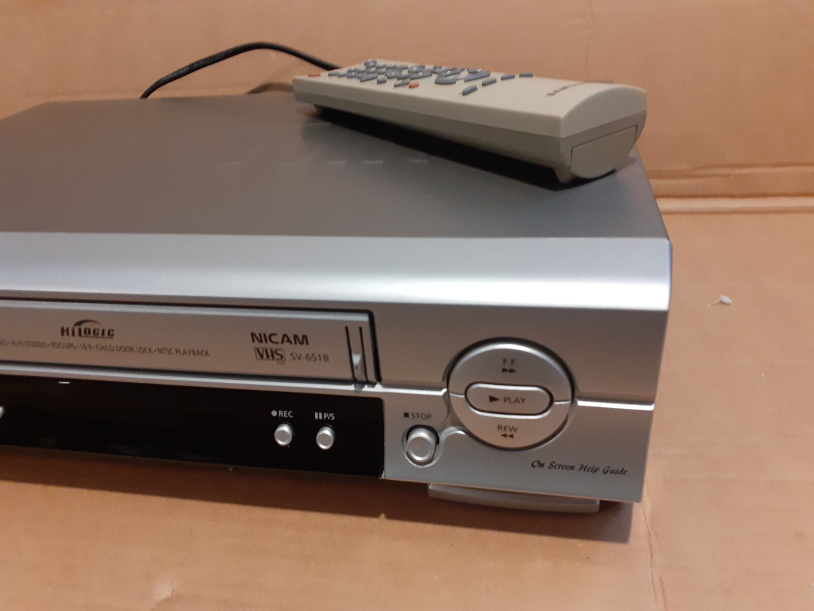 SAMSUNG SV-651B VCR VHS Video Cassette Recorder 6 HEAD NICAM SMALL VCR | eBay