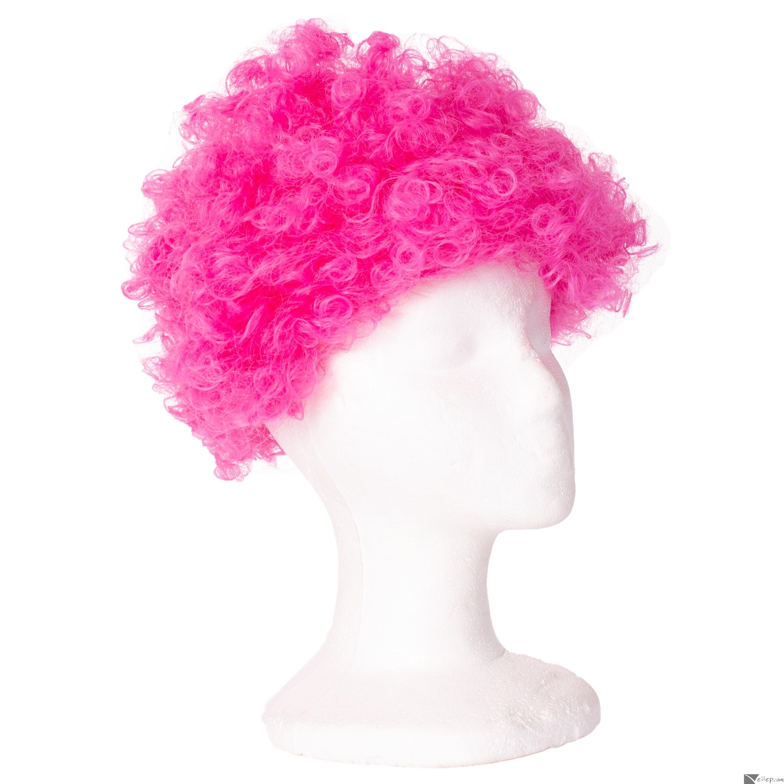 Curly Extra Poofy Bright Color 70's Disco Clown Afro Costume Wig, One ...