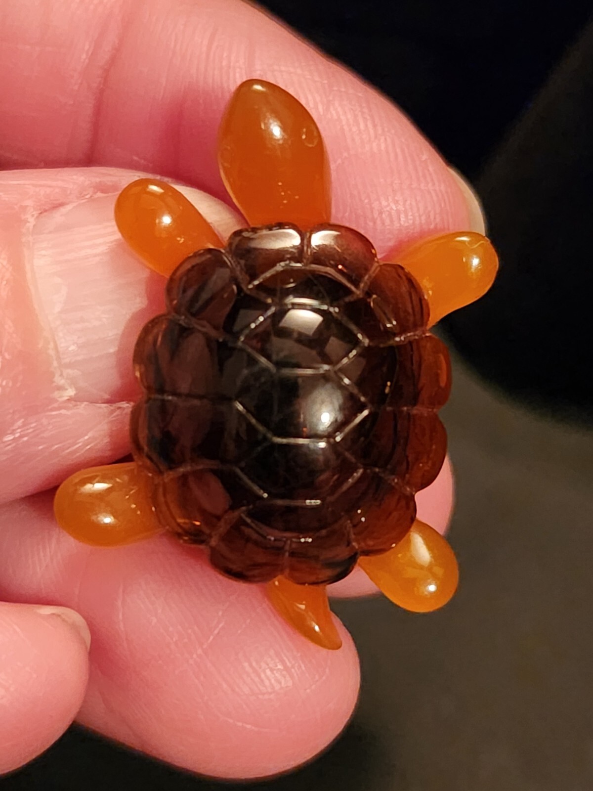 Adorable turtle clutch back lapel pin brooch plastic tortoise shell | eBay