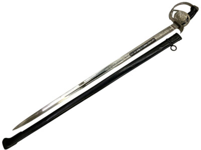 WW1 Imperial German Uhlan Regiment 7 Engraved Cavalry Officers Sword ...