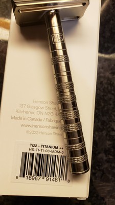 Henson Ti22 ++ Medium Double Edge Safety Razor | eBay