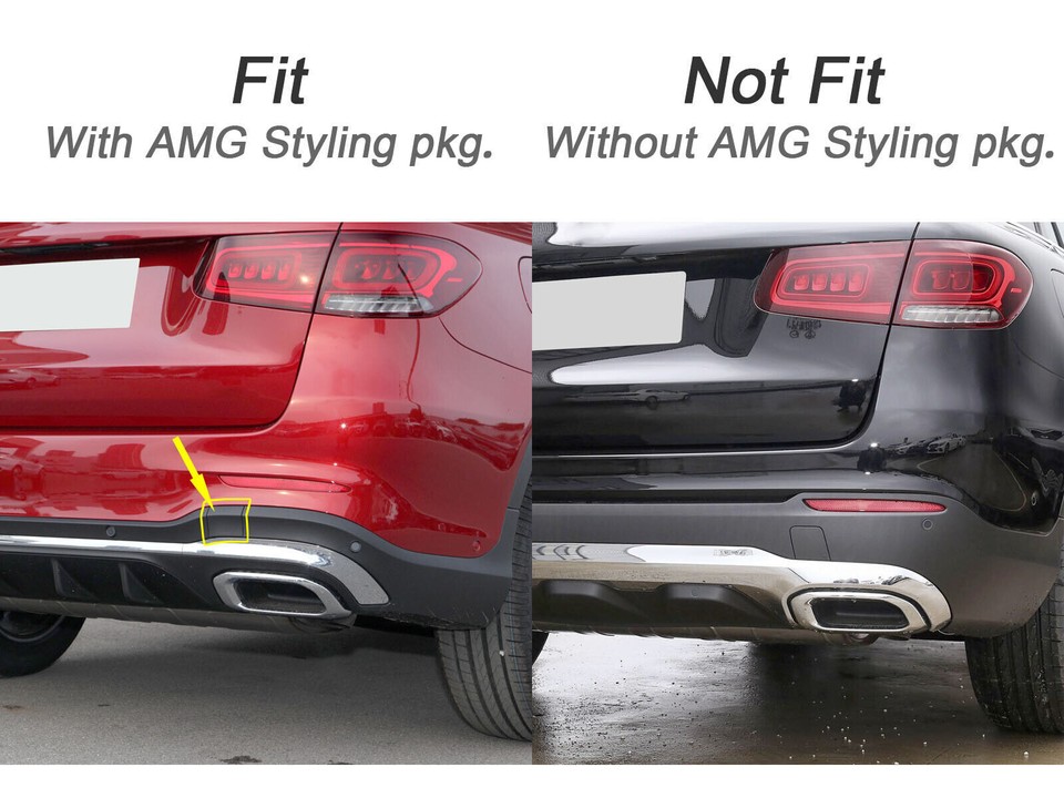 Rear Bumper Tow Eye Cap Cover Fit For 2020 2021 2022 Mercedes X253 SUV ...