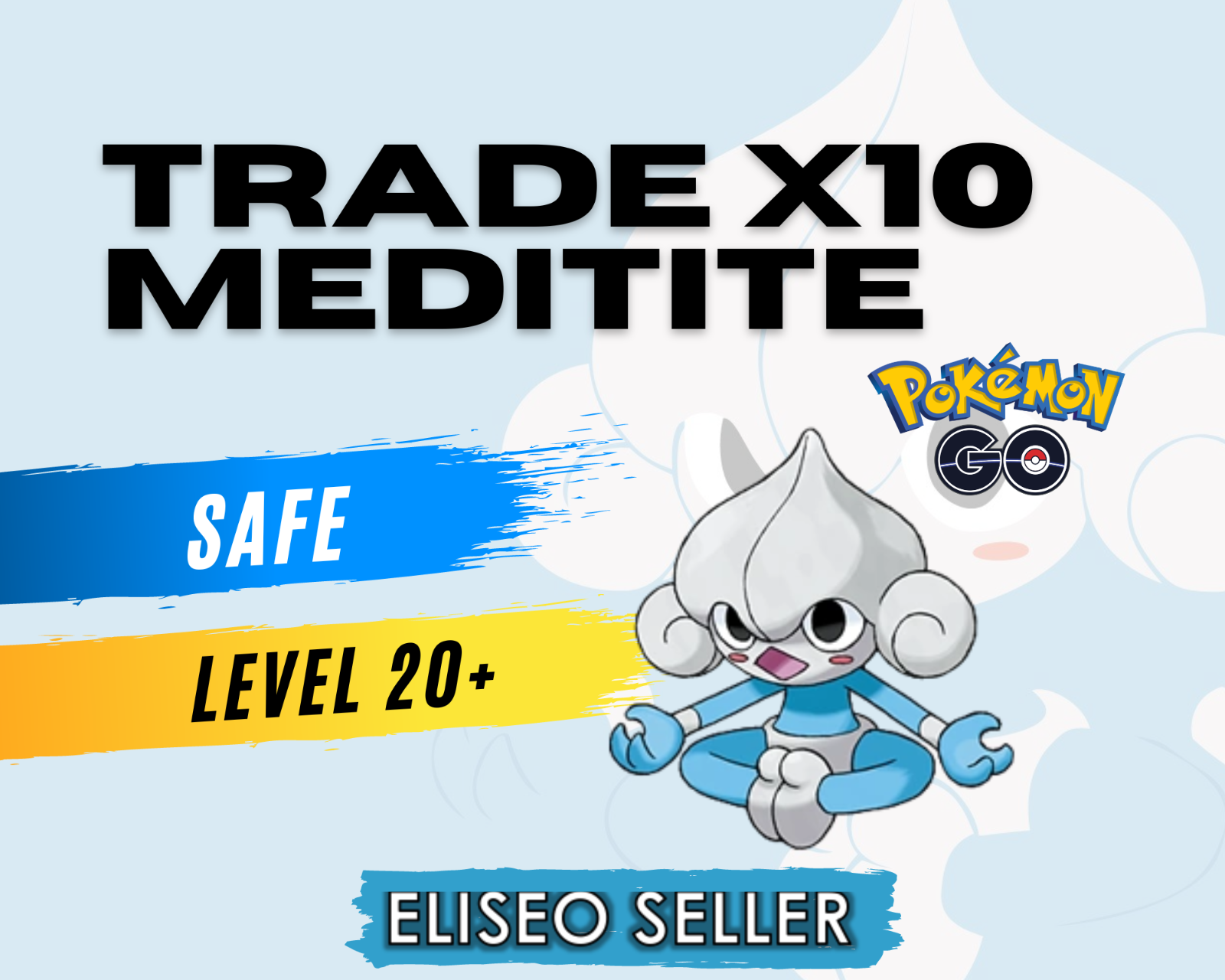 Pokemon Meditite x10 GO - Pack Meditite x10 | eBay