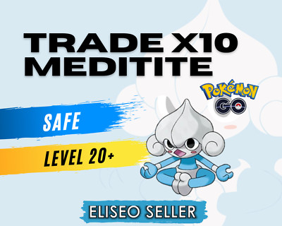 Pokemon Meditite x10 GO - Pack Meditite x10 | eBay