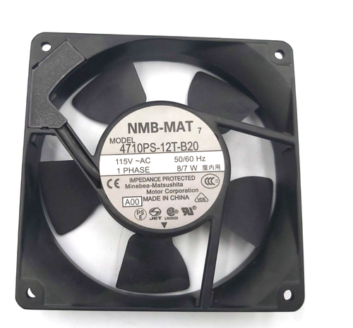 NMB-MAT 4710PS-12T-B20 115V 50/60Hz 8/7W 1PHASE 120*120*25mm Cooling ...