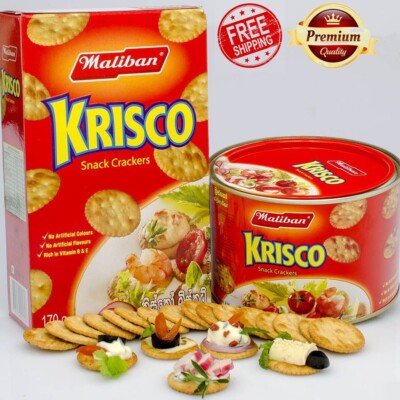 Maliban Krisco Biscuit Snack Tea Time Crispy Crackers Tin 215g Best ...