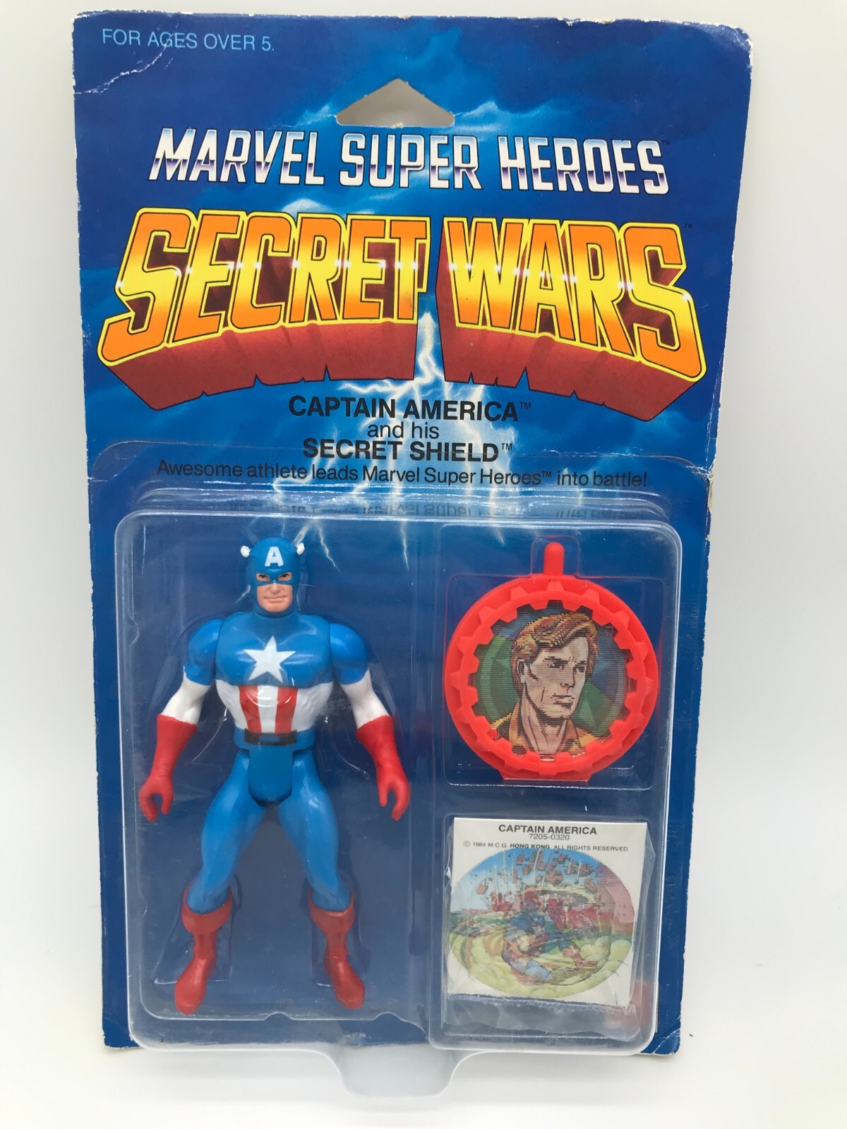 Vintage Secret Wars Captain America SEALED Action Figure 1984 Mattel ...