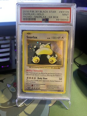 2016 PSA 9 Snorlax XY179 XY Black Star Promo Pokemon | eBay