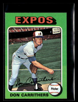 1975 Topps Mini #438 Don Carrithers - NM/MT+ Set Break! | eBay