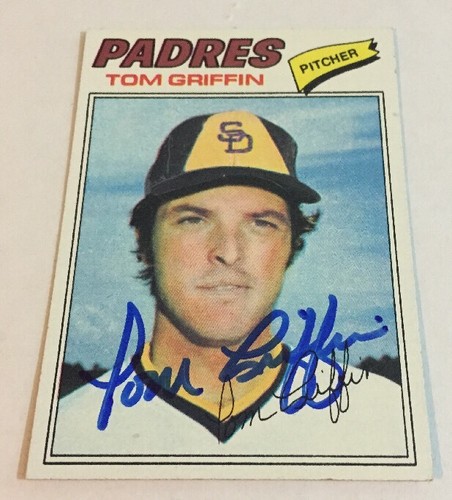 1977 Topps Tom Griffin Signed Autograph #39 Baseball Card | eBay