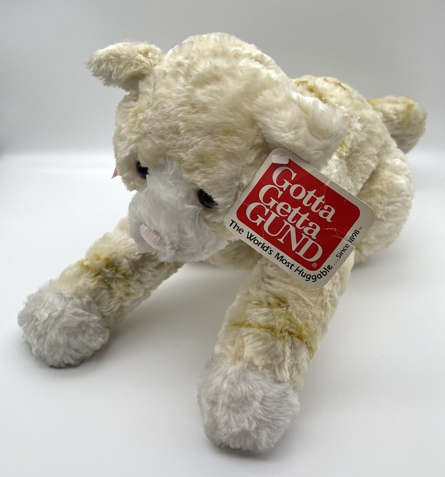 NWT GUND “Tabby the Cat” Kitten w/ Bow Plush Toy 43101 | eBay