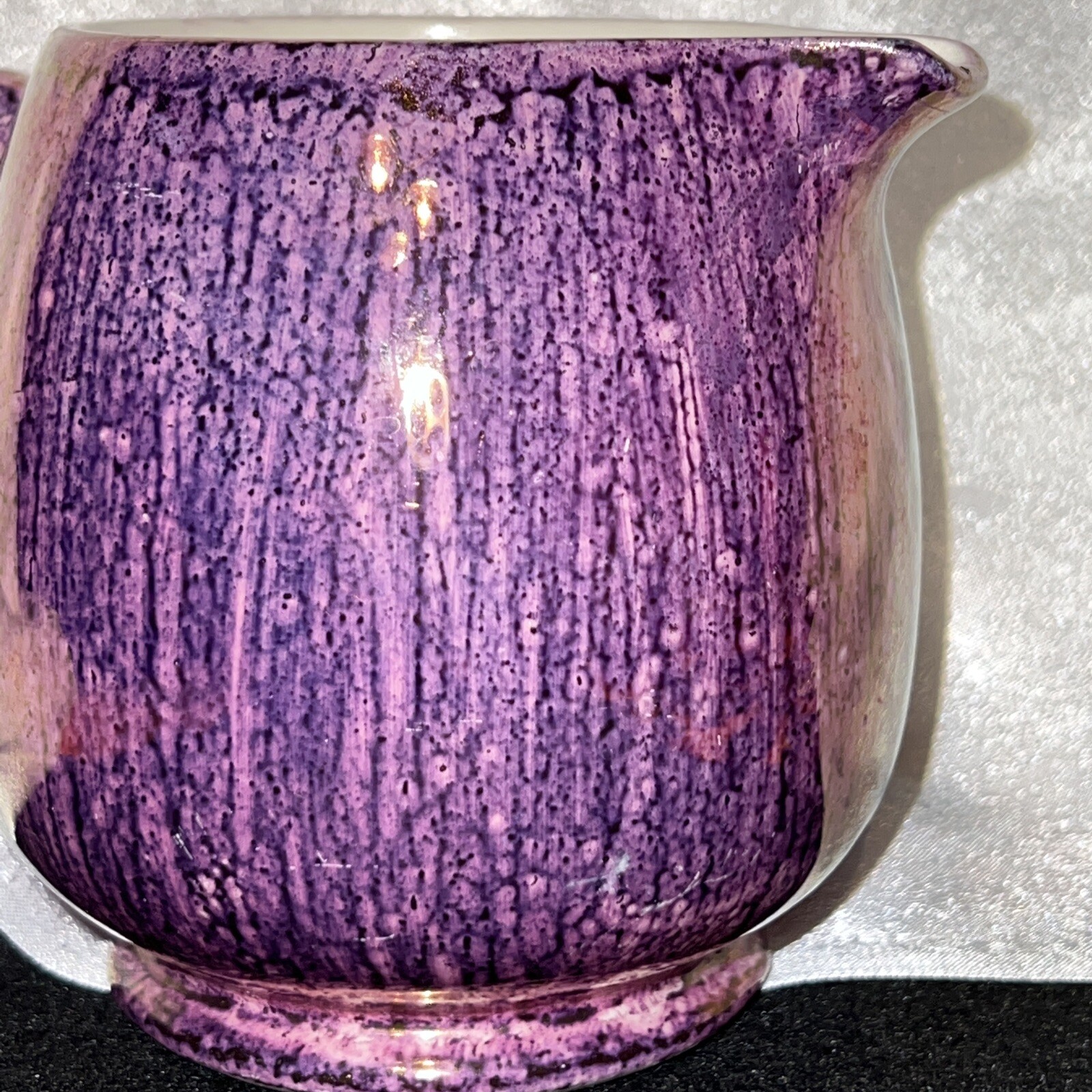 Lancasters (Sandland) LTD Englishware Olde Country purple Creamer | eBay