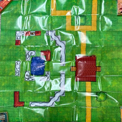 Heroclix Indy 24x24 Double-Sided Battle Map Asian Castle Ruins Computer ...