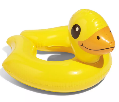 BOUEE CANARD JAUNE ENFANT NEUF SOUS BLISTER PISCINE MARQUE INTEX | eBay