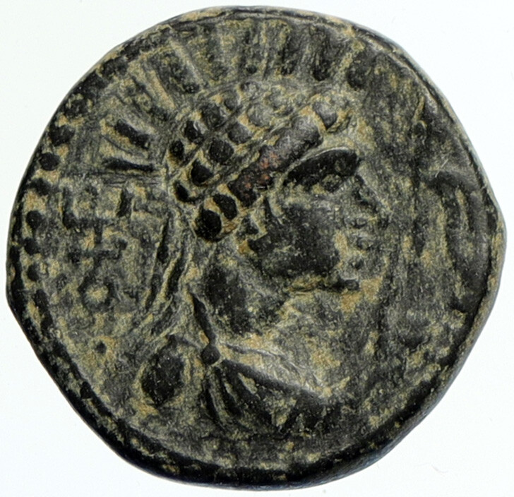 VIMA TAKTO Soter Megas 80AD Kushan India Empire Tetradrachm Greek Coin ...