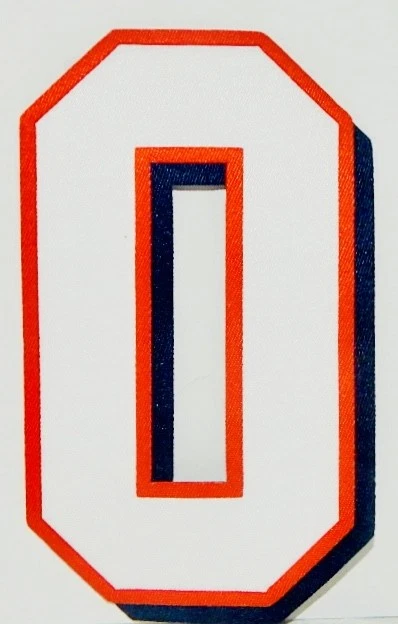 Football Jersey Number 0 Font