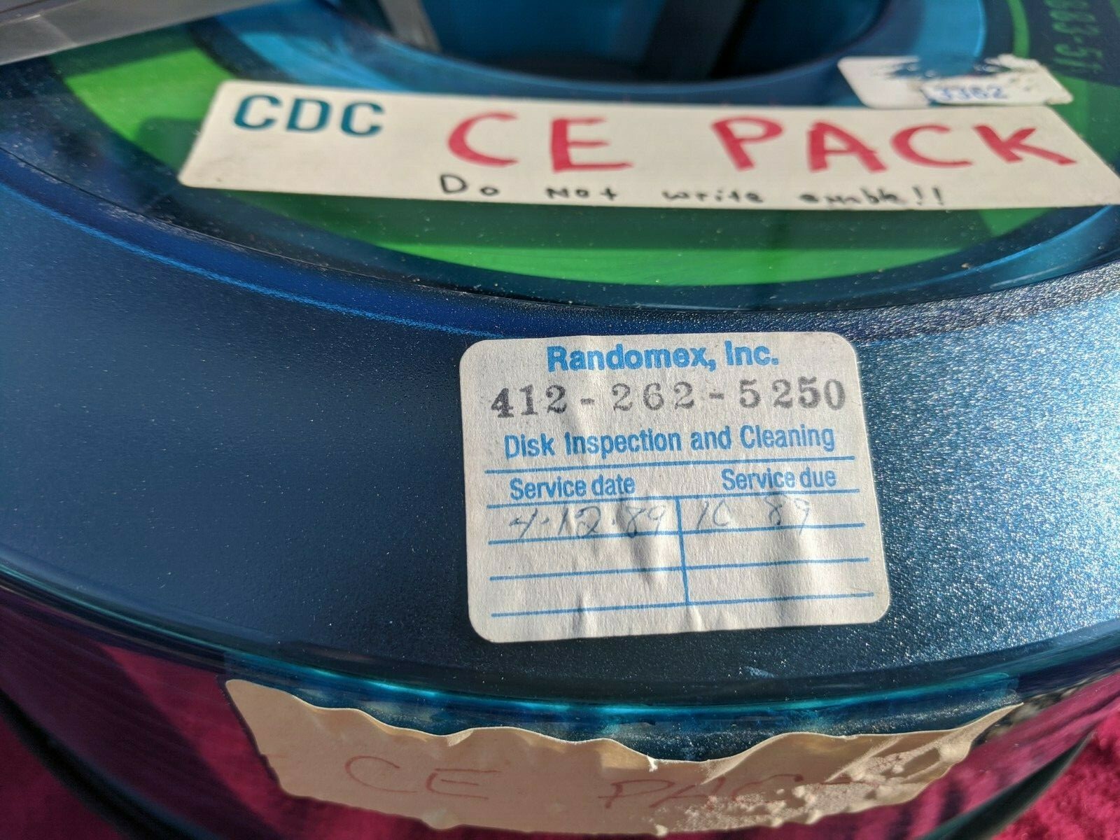 CDC Disk Pack C.E. Alignment Pack - Control Data Corporation 9766 | eBay