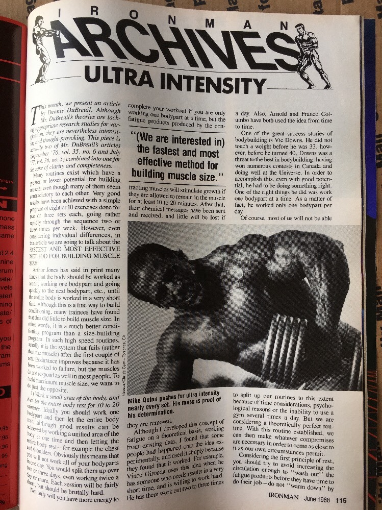 RARE Ironman Magazine June 1988 VINCE COMERFORD MARY HOVEY MIKE ...