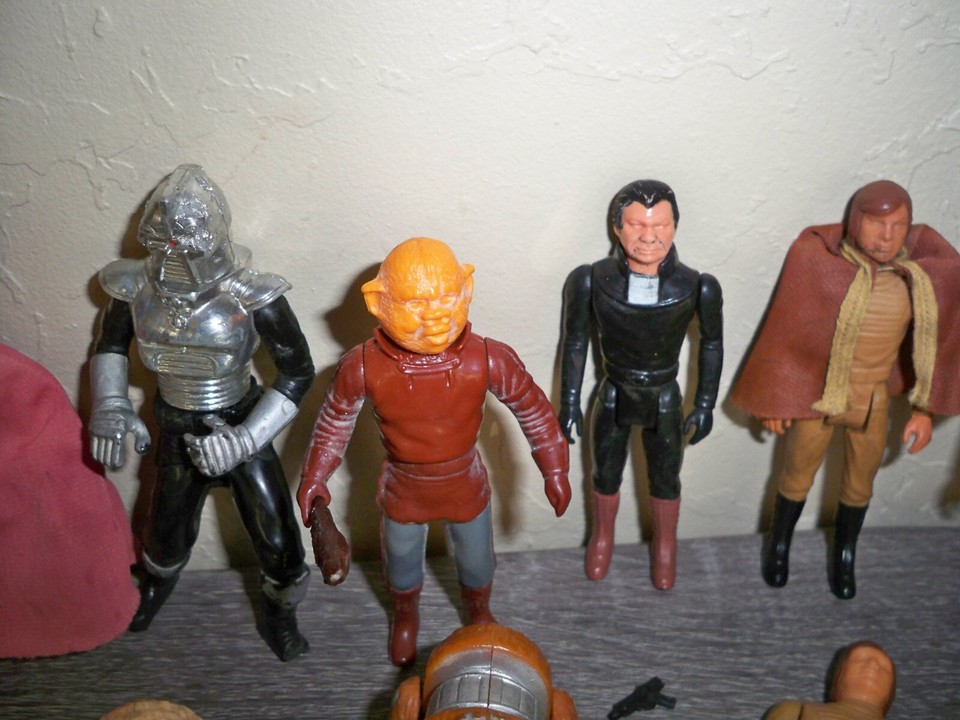 BATTLESTAR GALACTICA MATTEL SET OF FIGURES BORAY LUCIFER BALTAR ...