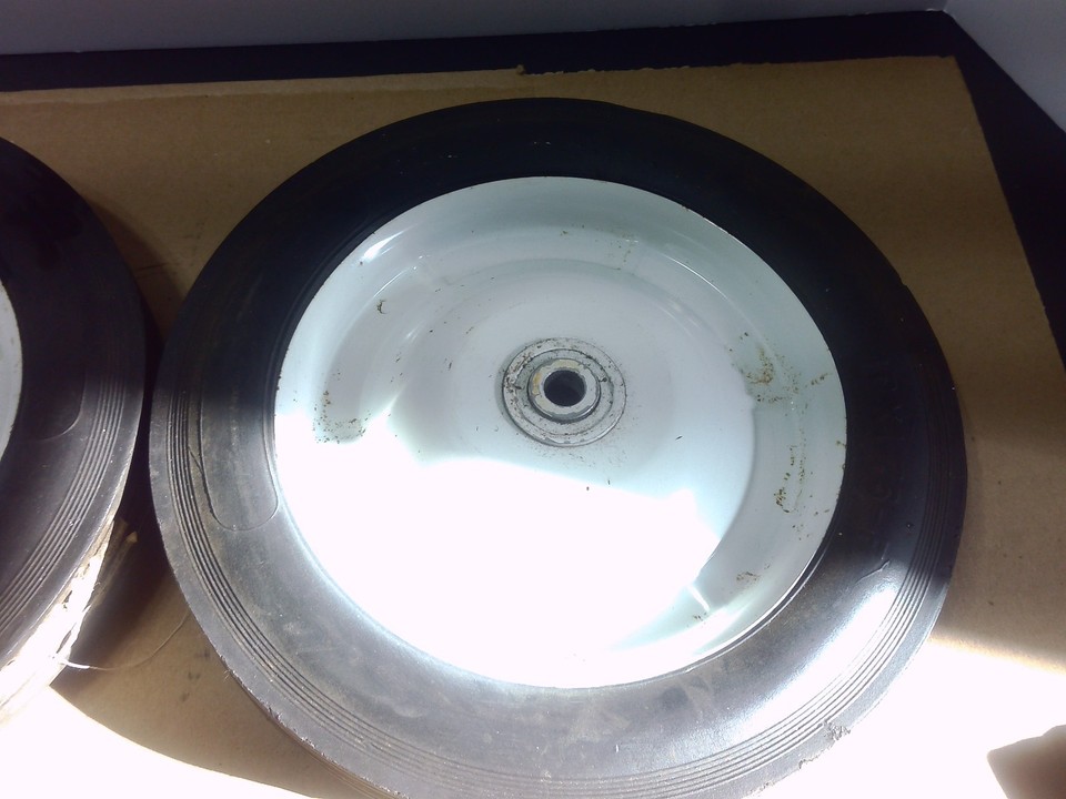 10" x 1.75"-f Lawn Mower Steel Wheel Rib Tread Hub | eBay