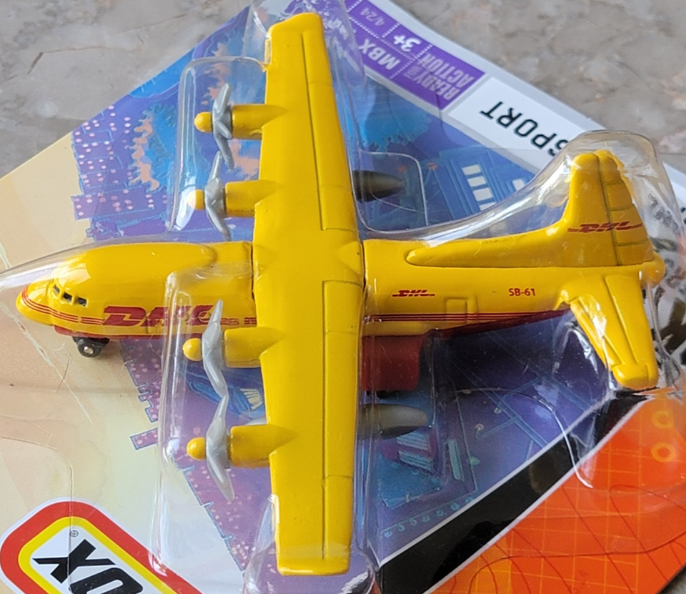Vintage New 2005 Matchbox Sky Busters MBX Metal SB-61 DHL Transport ...