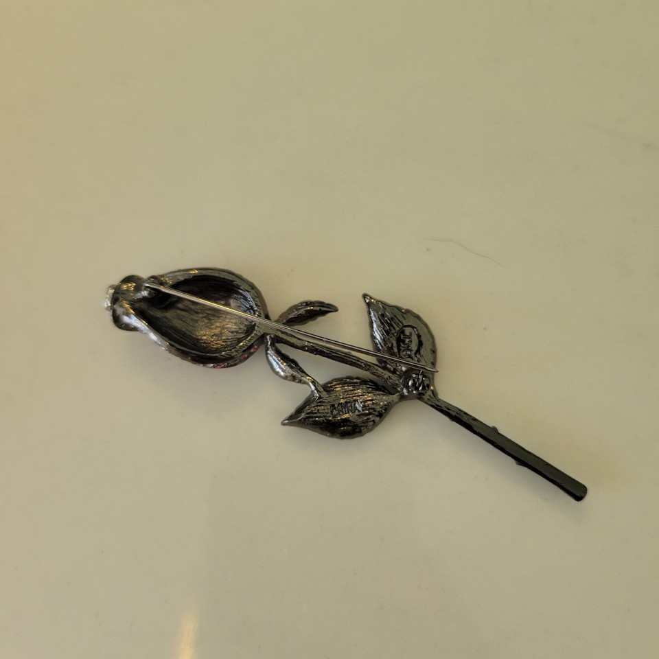 Kenneth Jay Lane Rose Brooch | eBay UK