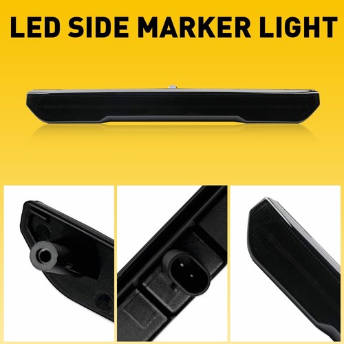 4X White LED Side Marker Light For 2020-2023 GMC Sierra 2500HD/3500HD ...