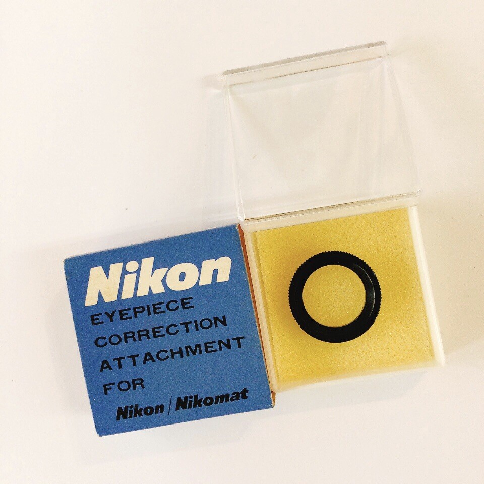 NIKON +1.0 EYEPIECE CORRECTION Lens FOR Nikon F /Nikomat in Box Diopter ...