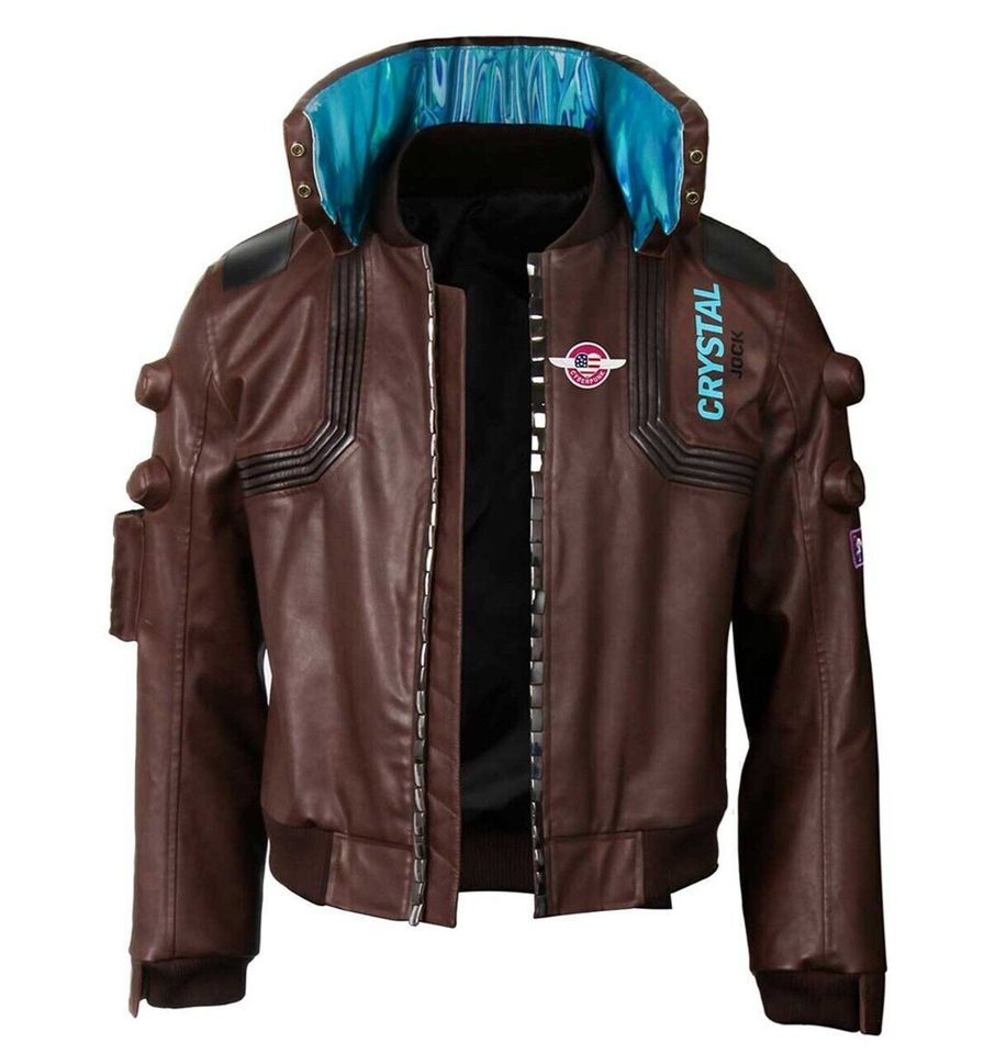 Cyberpunk 2077 Samurai Johnny Silverhand Bomber Leather Jacket for Men ...