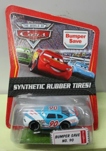 Bumper Save No 90 Disney Pixar World of Cars Synthetic Rubber Tires ...