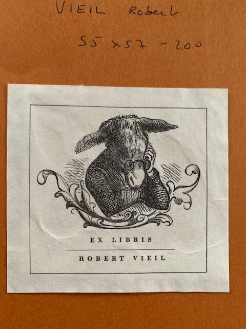 Ex-libris VIEIL Robert, 55 x 57 mm, 20è | eBay