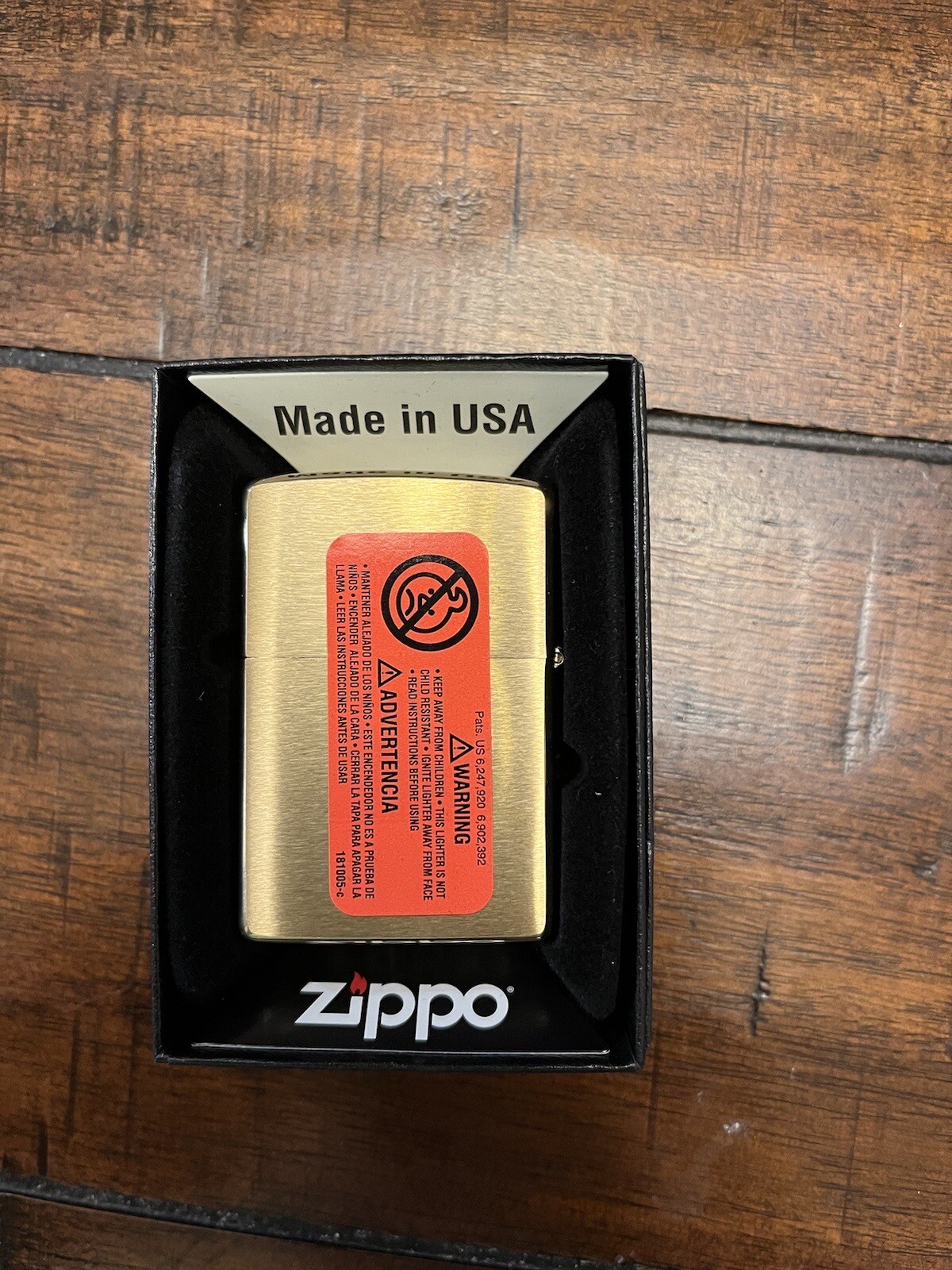 WINDY ZIPPO FLAME BRASS ZIPPO LIGHTER MINT IN BOX | eBay
