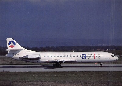 Airline Postcards ACI - Air Charter International SE210 Caravelle 10B3 ...