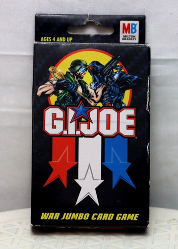 GI Joe War Jumbo Card Game MB Hasbro Complete 36 cards + Instruction ...