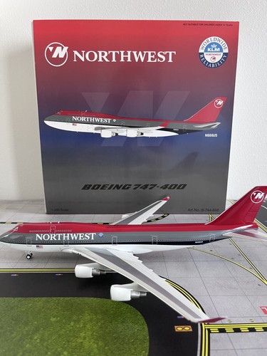B-Models 1:200 Northwest Airlines Boeing 747-400 N666US B-744-666 | eBay
