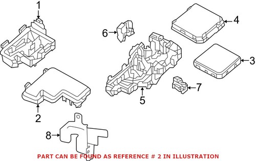 Genuine OEM Fuse Box Cover For Nissan 243826FL0A | eBay