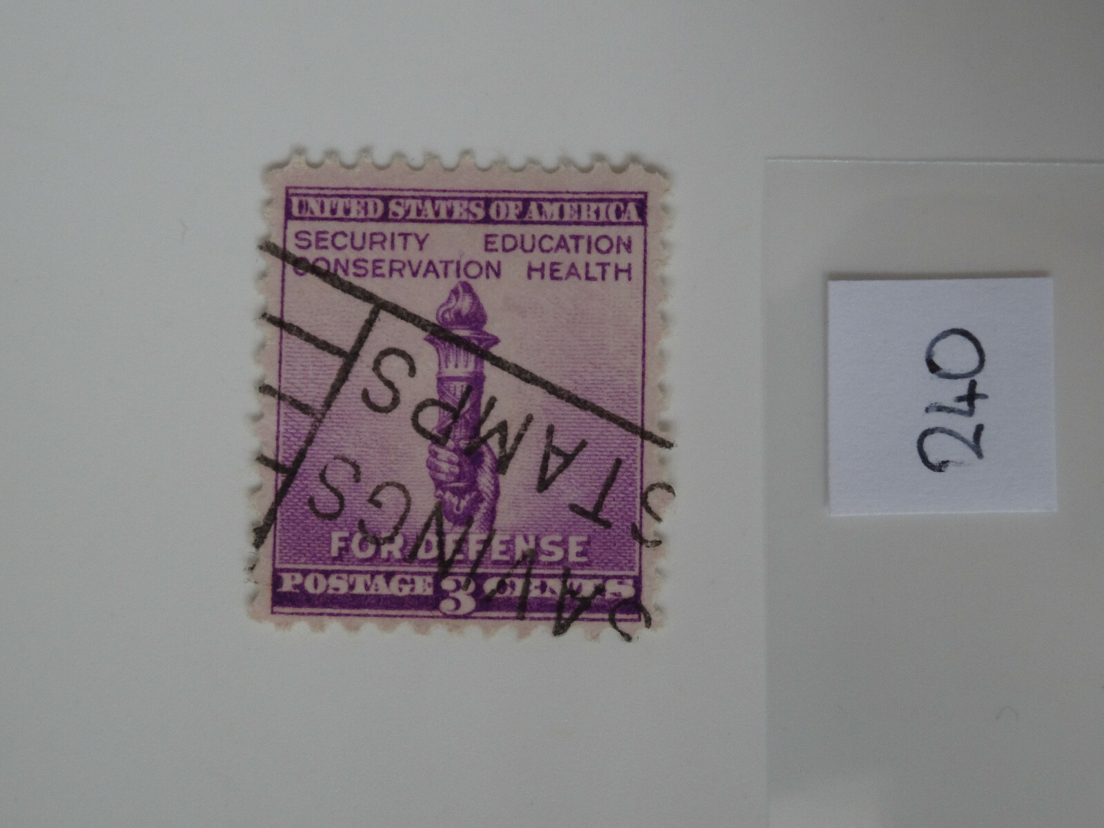 United States Postage Security Education Conservation Health Defense ...