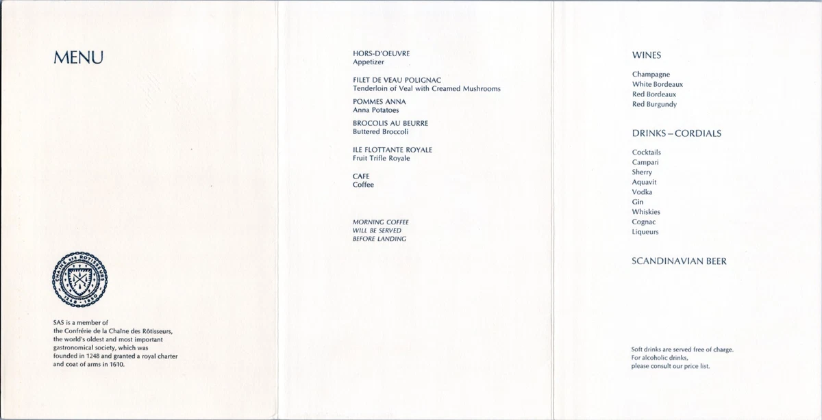 Scandinavian Drink Menus