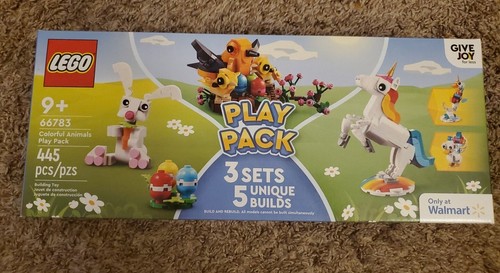 LEGO Play Pack 66783 (30668, 40639 & 31140) Birds, Bunny, Unicorn ...