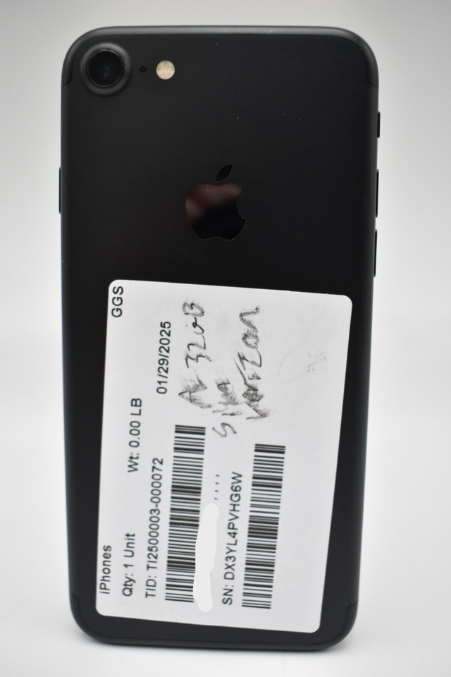 Apple IPHONE 7 A1778 WIFI + Cellular (AT&T Unlocked) Black 32GB IOS ...